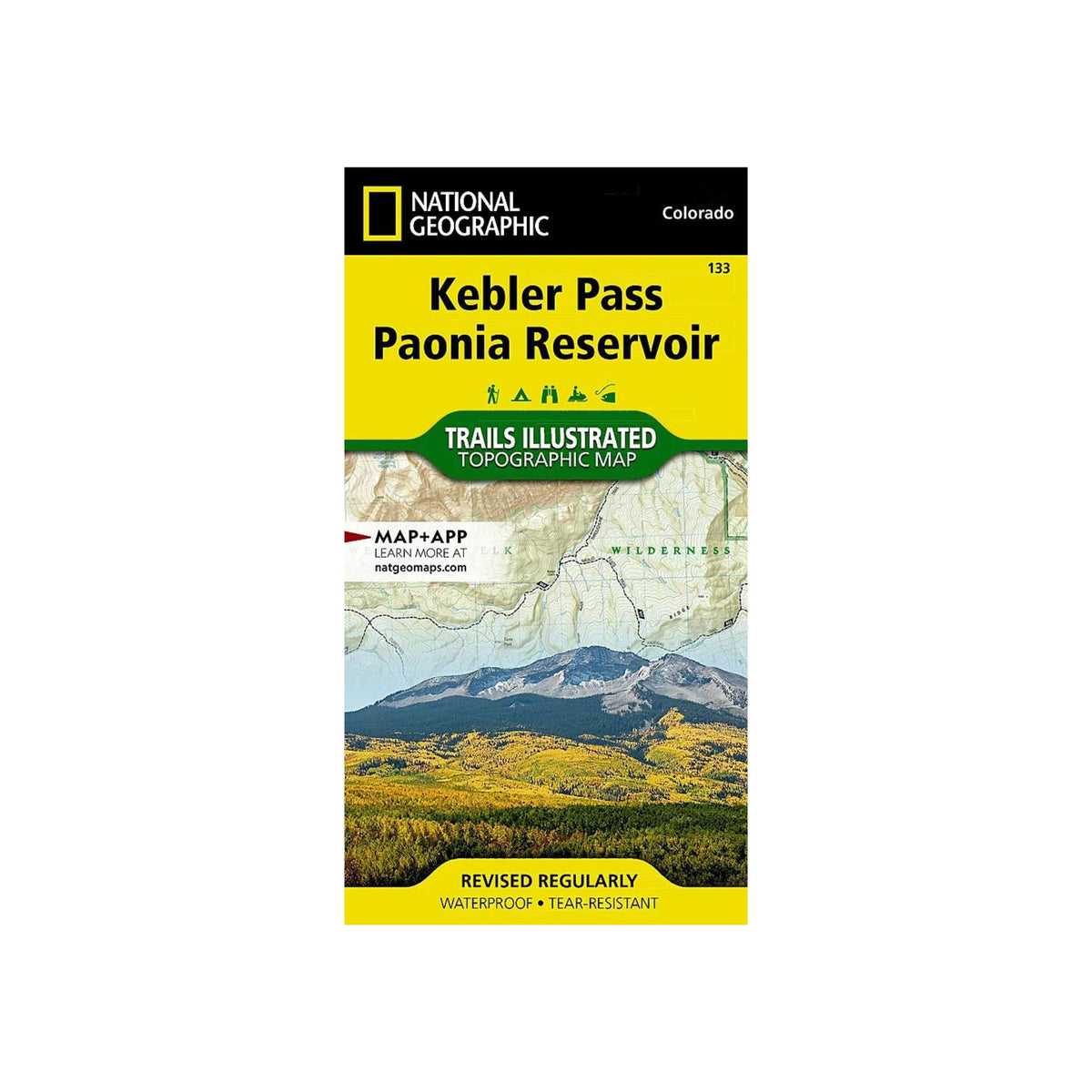 National Geographic 133: Kebler Pass | Paoni Reservoir Map | FERAL