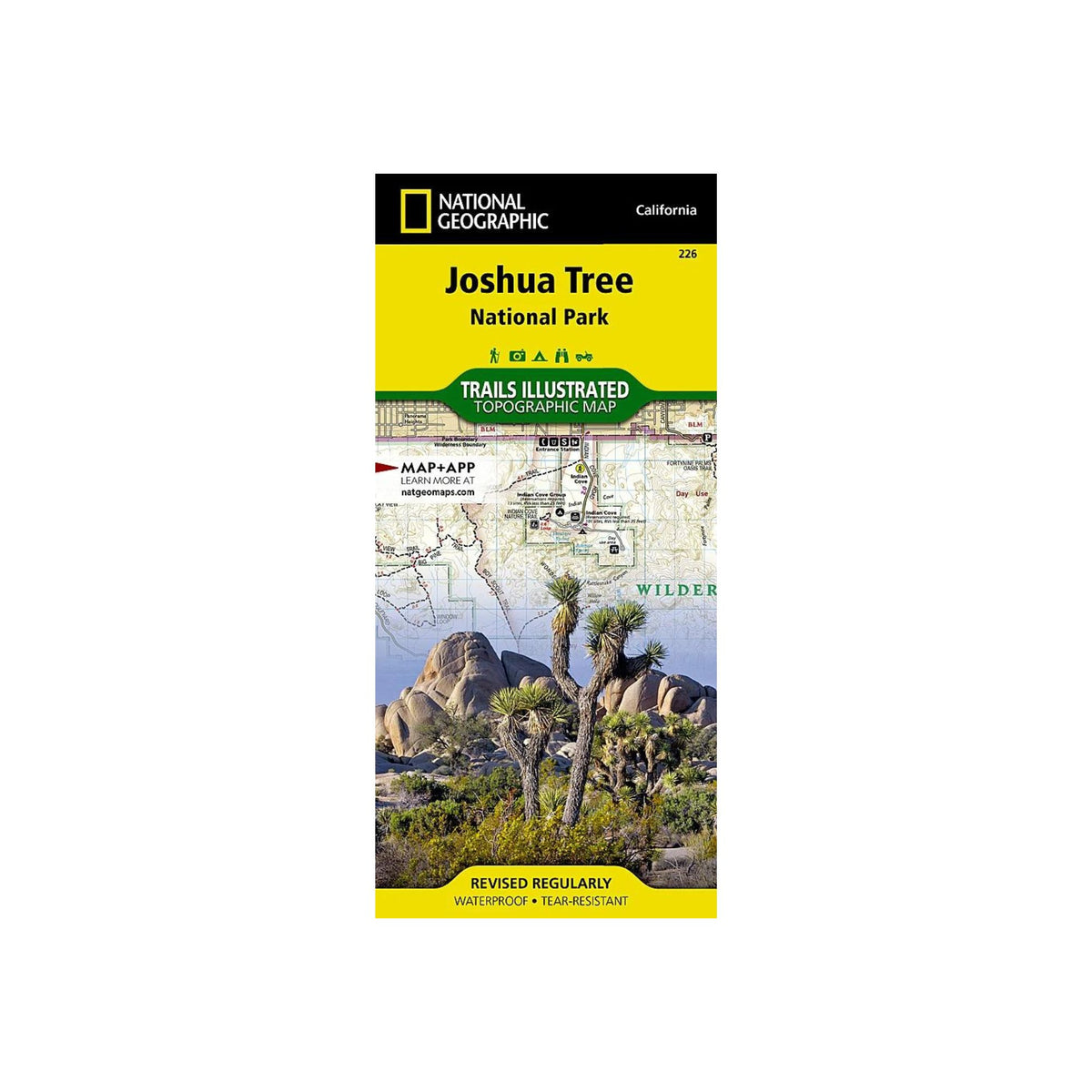 National Geographic 226 | Joshua Tree National Park Map | FERAL