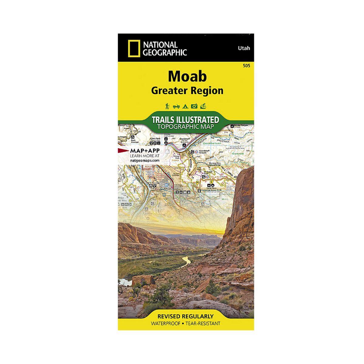 National Geographic 505: Moab Greater Region Map | FERAL
