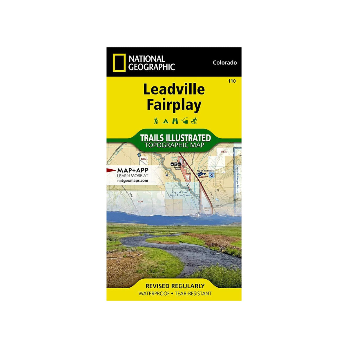 National Geographic 110: Leadville | Fairplay Map | FERAL