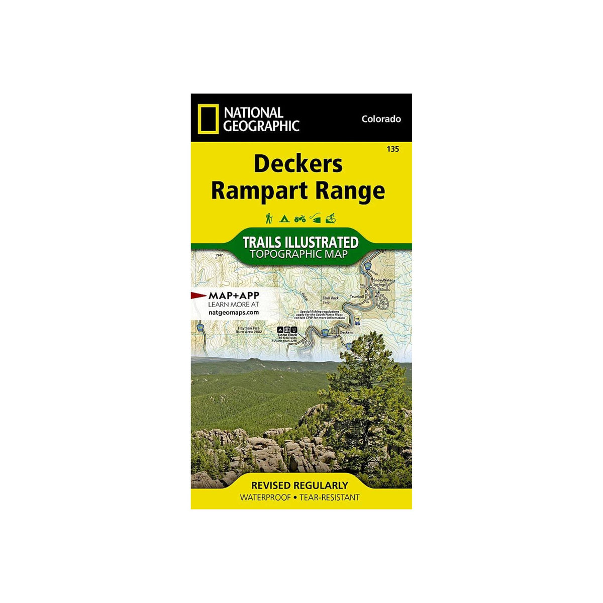 National Geographic 135: Deckers | Rampart Range Map | FERAL