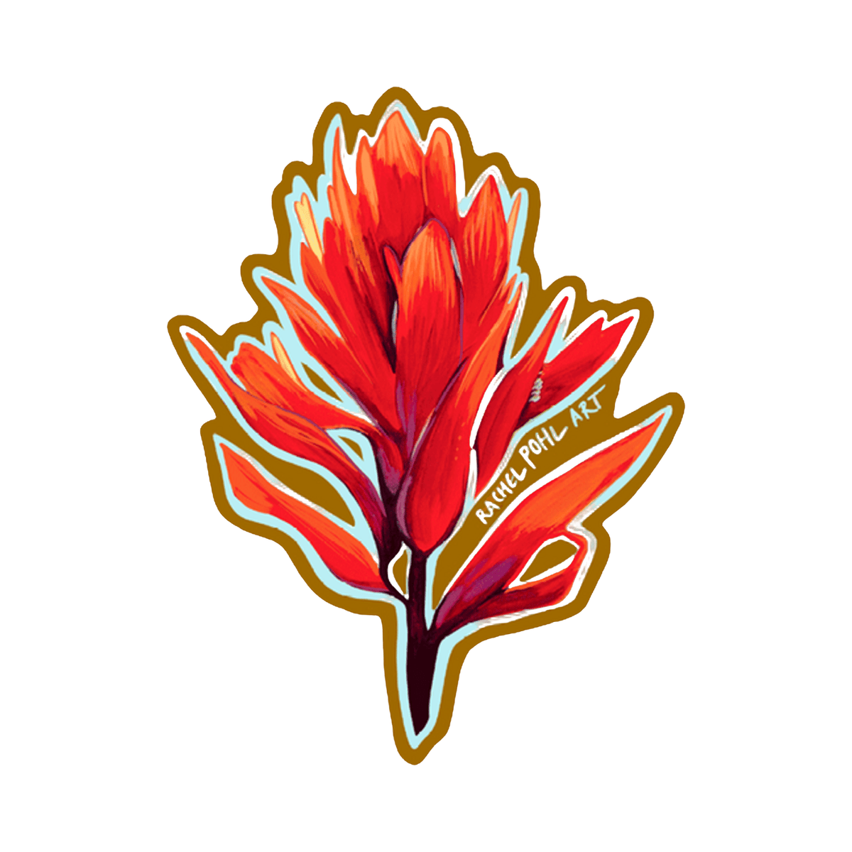 NoSo Red Paintbrush by Rachel Pohl Patch | FERAL