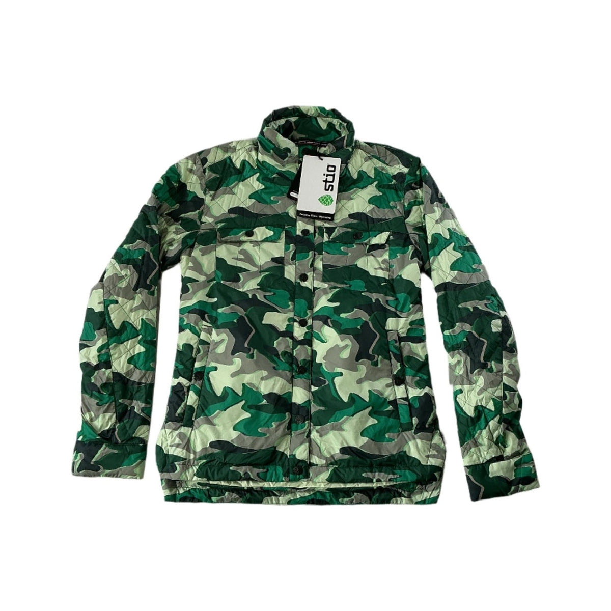 Stio Women's Skycrest Insulated Shirt Jacket Snap Quilted Honey Dew ...