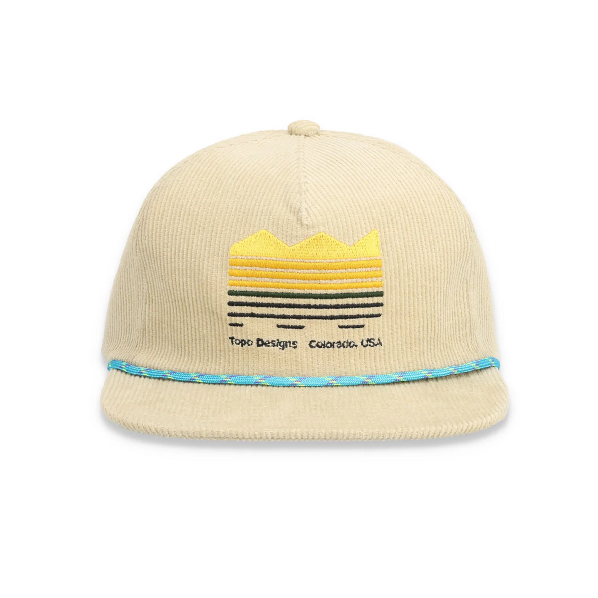 Topo Designs Strata Map Corduroy Trucker Hat | FERAL